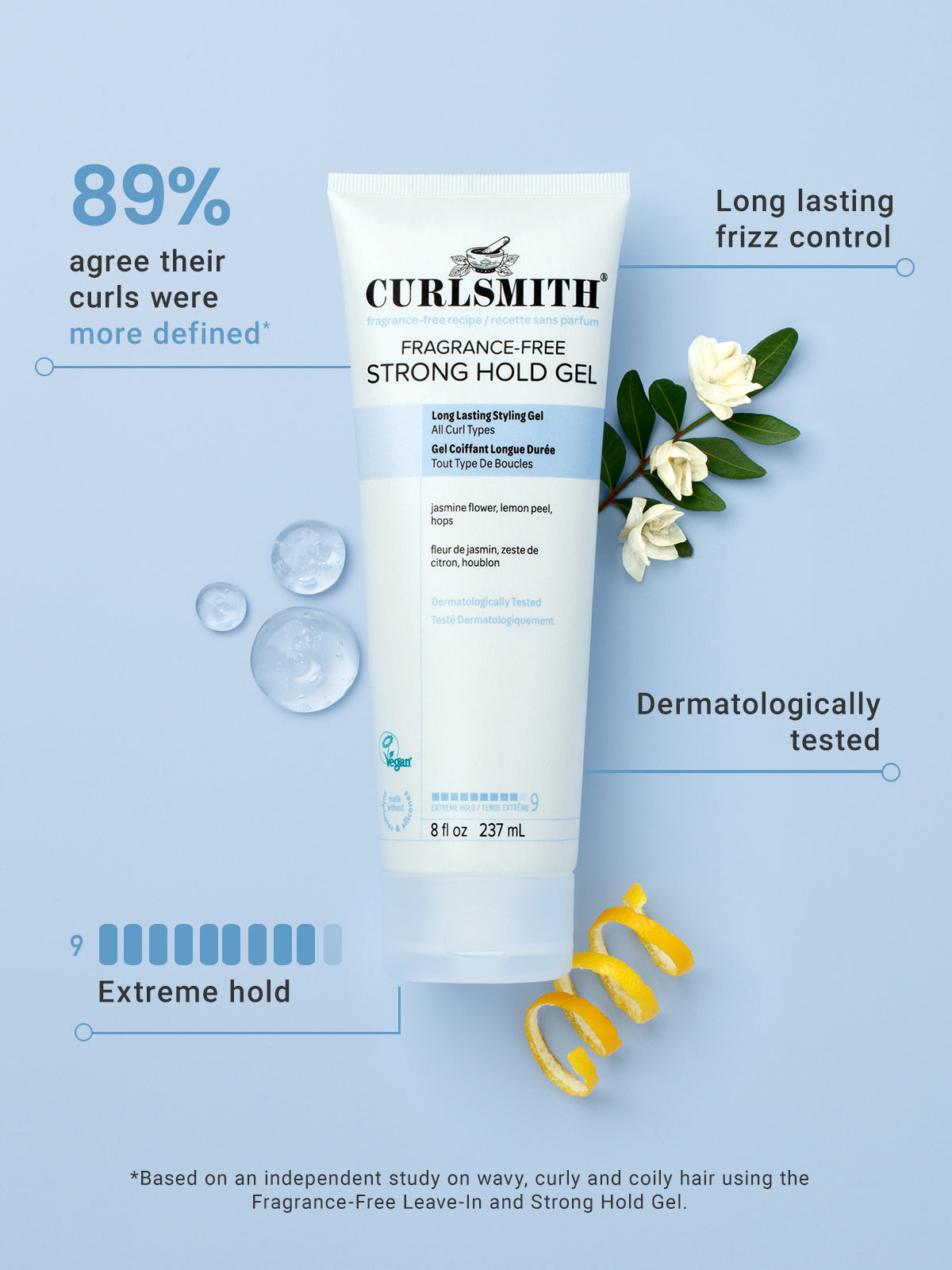 Fragrance Free Strong Hold Gel – Curlsmith USA